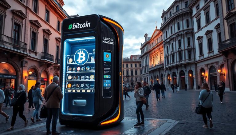Start a Bitcoin vending machine in Italy